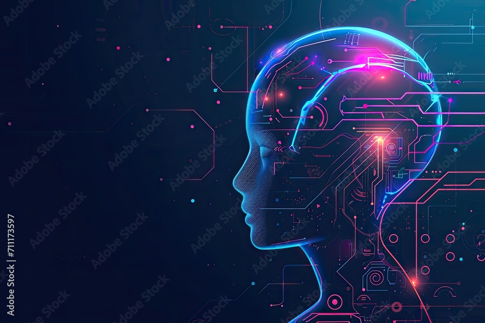 Revolutionize design with AI brain technology. A futuristic concept ...