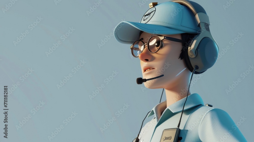 Cartoon digital avatar of Nova, the quickthinking and adaptable Air ...