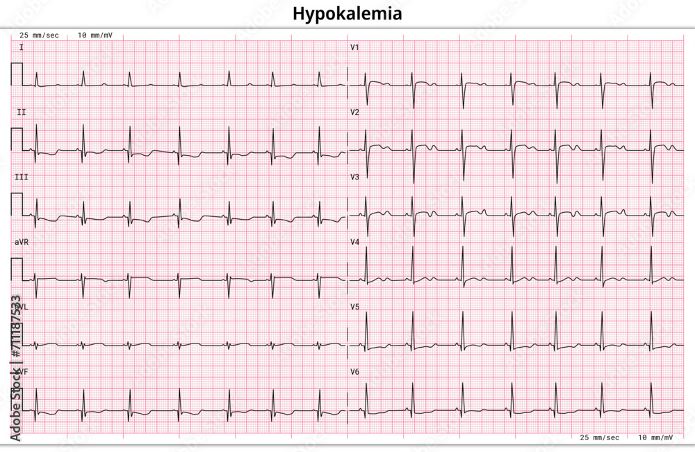 ECG Hypokalemia - Hypokalaemia - 12 Lead ECG Common Case - 6 Sec/lead ... ECG Hypokalemia - Hypokalaemia - 12 Lead ECG Common Case - 6 Sec/lead ...