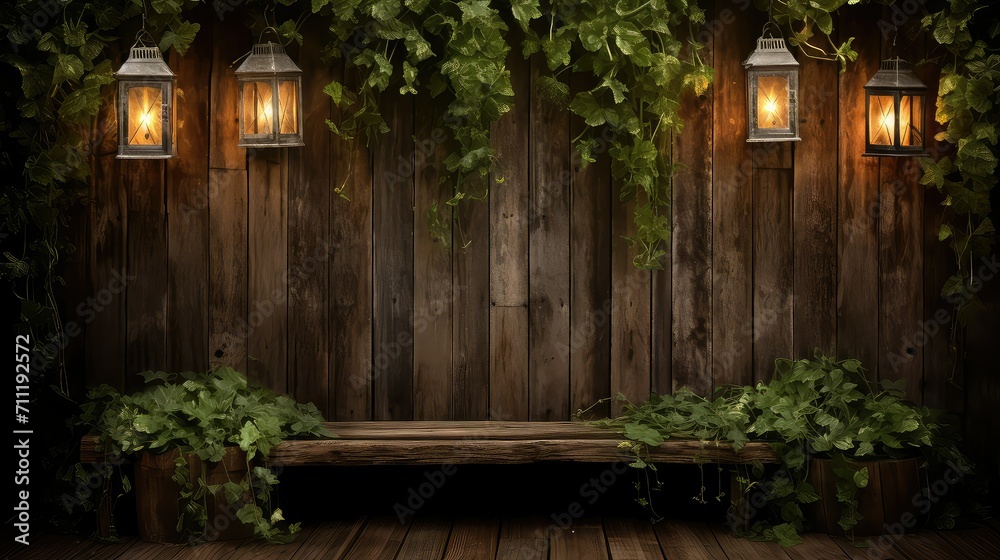 wooden backdrop rustic background illustration old barn, farmhouse ...