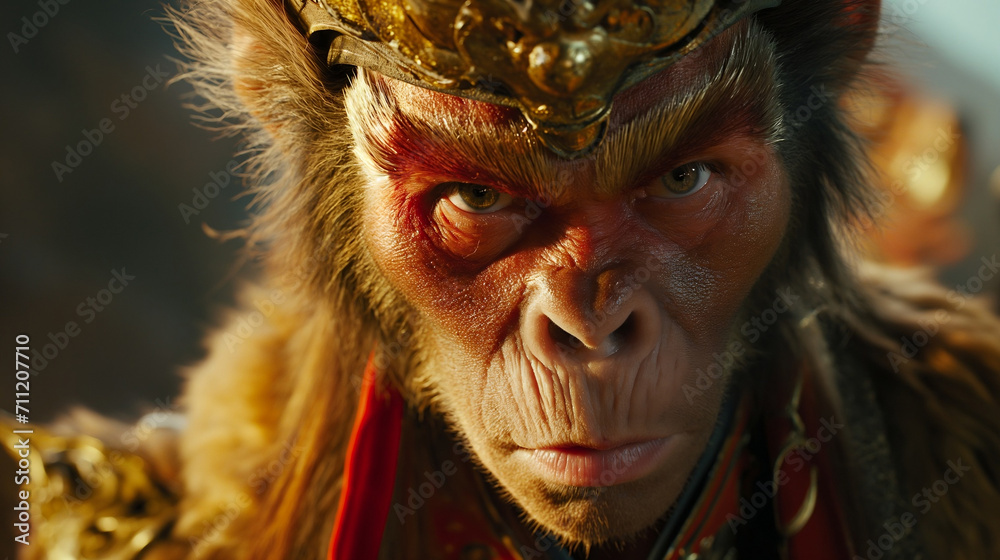 Sun Wukong, Monkey King, Journey to the West, Chinese folktale Stock ...