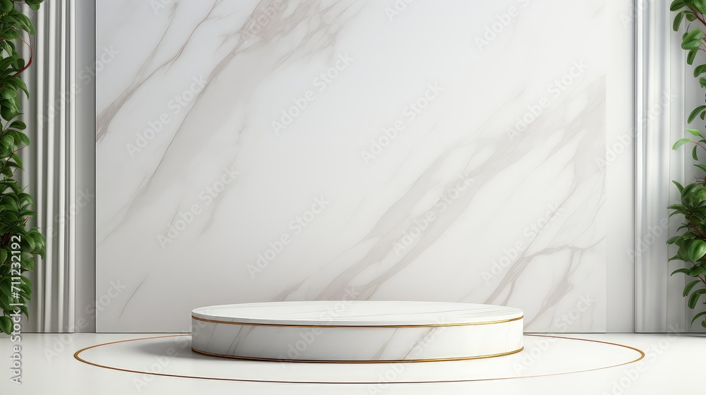 modern minimal podium background illustration elegant neutral, ist ...