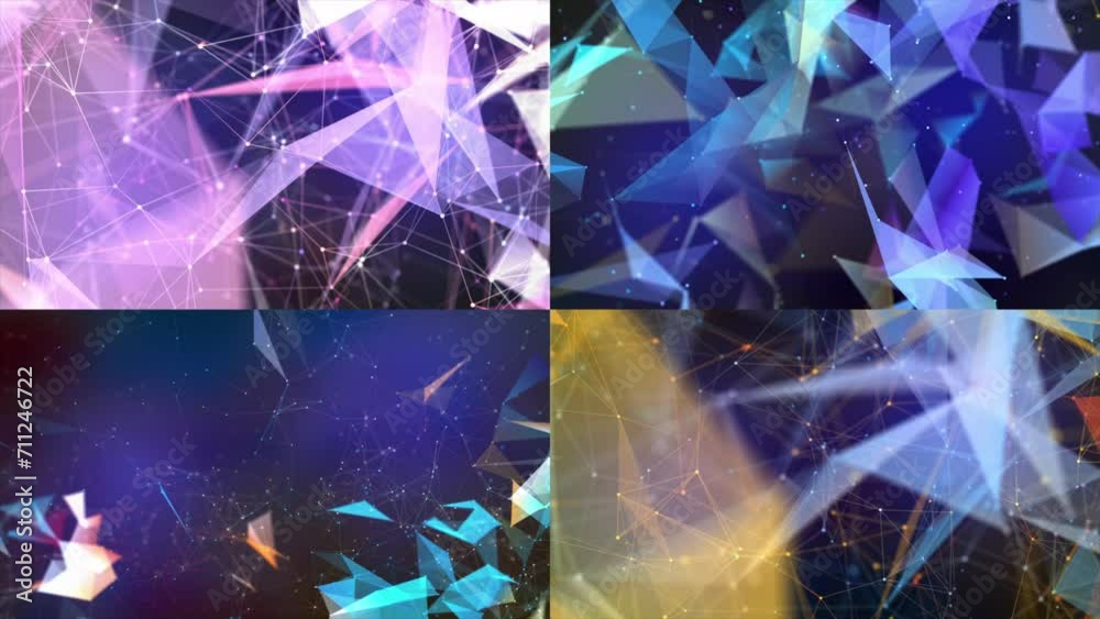 Plexus Backgrounds is a dynamic template featuring 9 animated ...