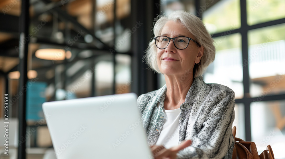 Businesswoman leader retiring satisfied life career accomplished women ...