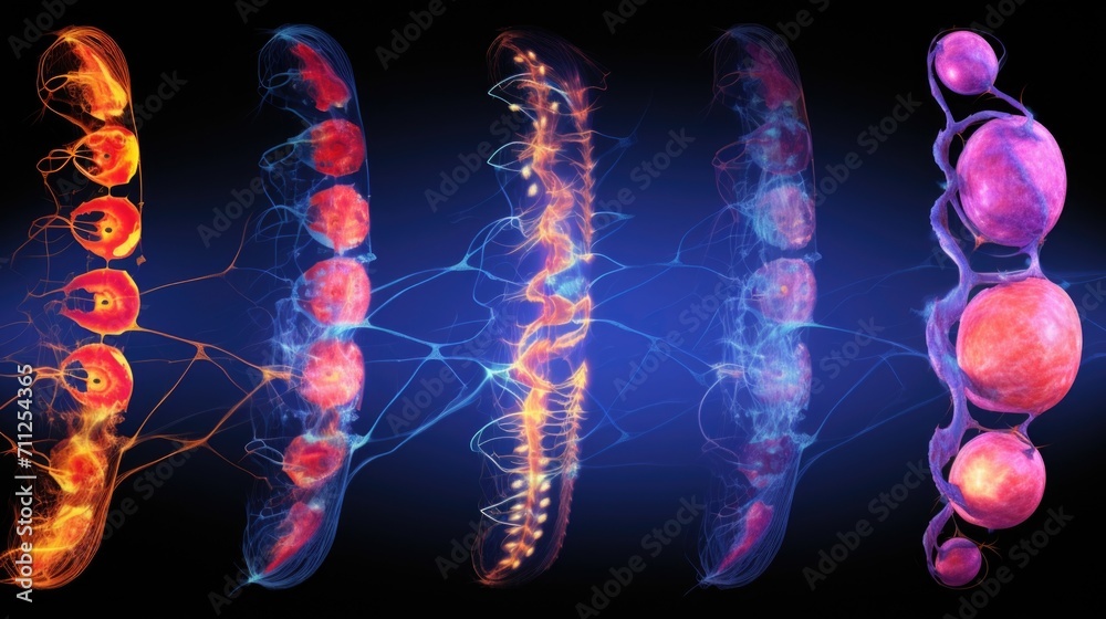 A modern artwork depicting the stages of neurulation, with special ...