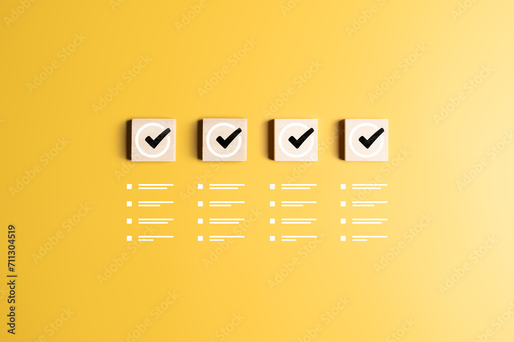 Checklist, Task list, To-do lists, Work confirmation check, or Quality ...