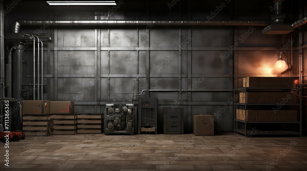 architecture room industrial background illustration modern rustic ...