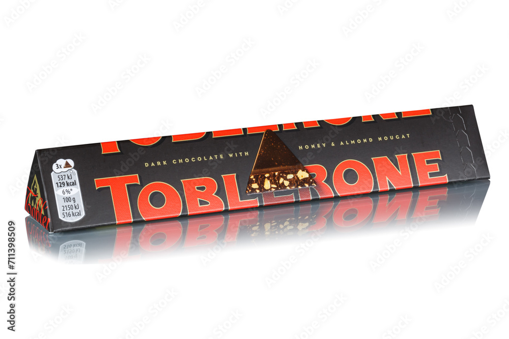 Toblerone type dark chocolate from Tobler and Mondelez International ...