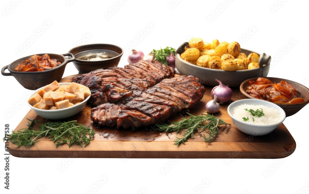 Braai Pap and Sous Culinary Delights on White or PNG Transparent ...