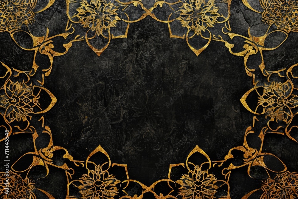 canvas texture background with islamic pattern canvas texture ...