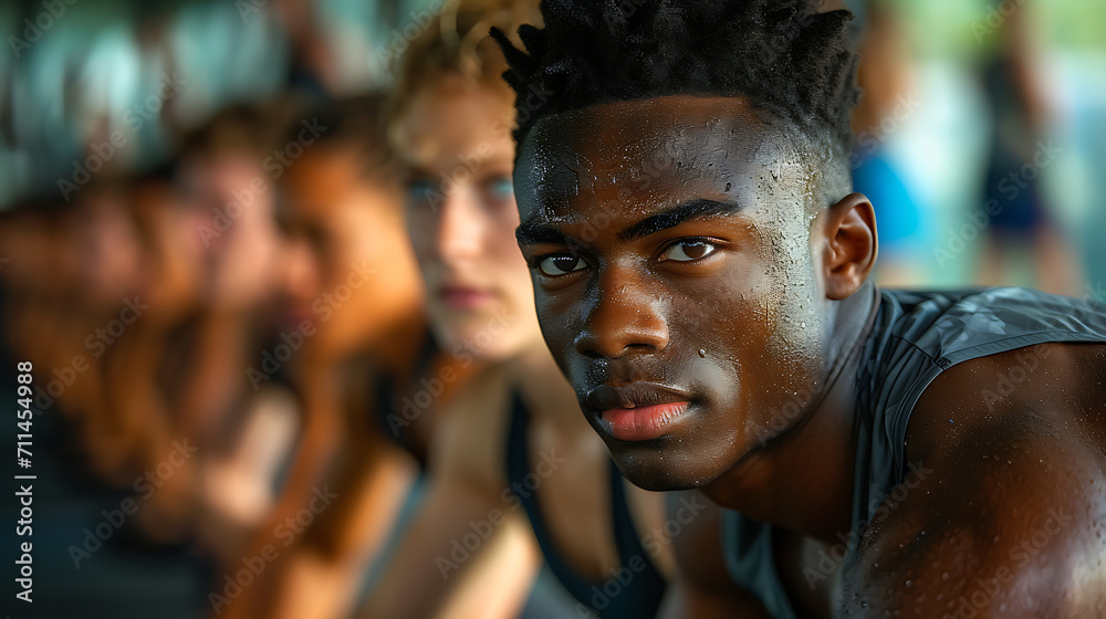 portrait of a fitness model. - Fitness motivational Transformation ...