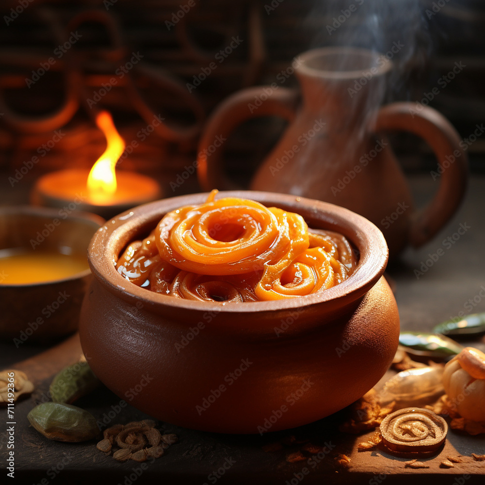 celebrating Traditional Thai Pongal festival to sun god with pot, lamp ...