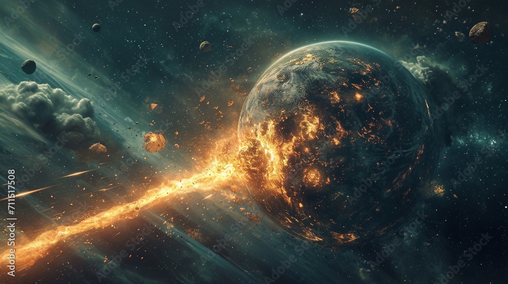 Cataclysmic Convergence: Meteoric Planet Explosion, Extinction, and the ...