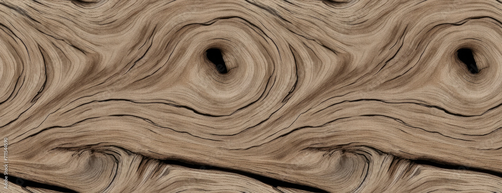 Banner with seamless wooden texture with natural patterns. Repetitive ...