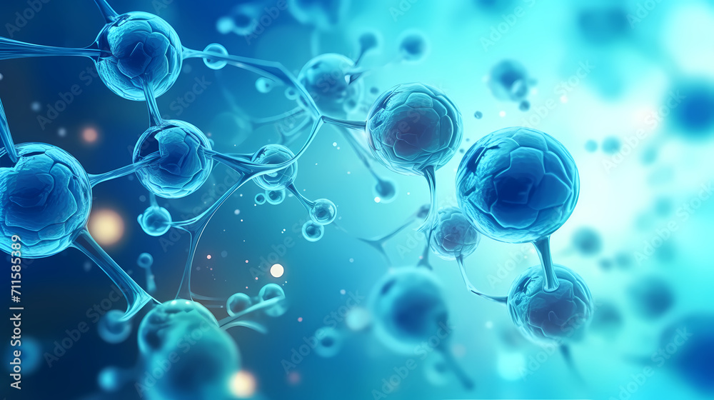 Human cell or embryonic stem cell medicine, human cell biology DNA ...