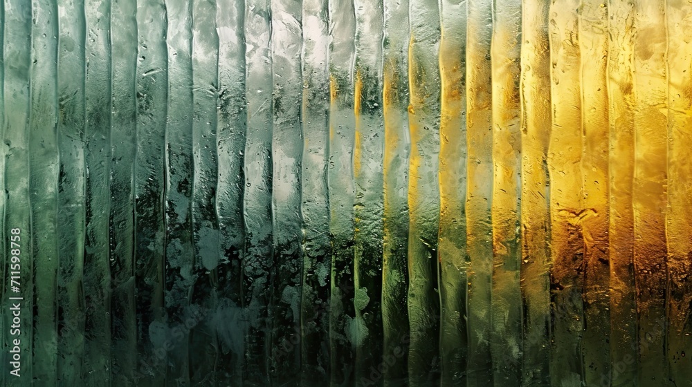 Abstract corrugated ribbed glass texture background, bright gradient ...