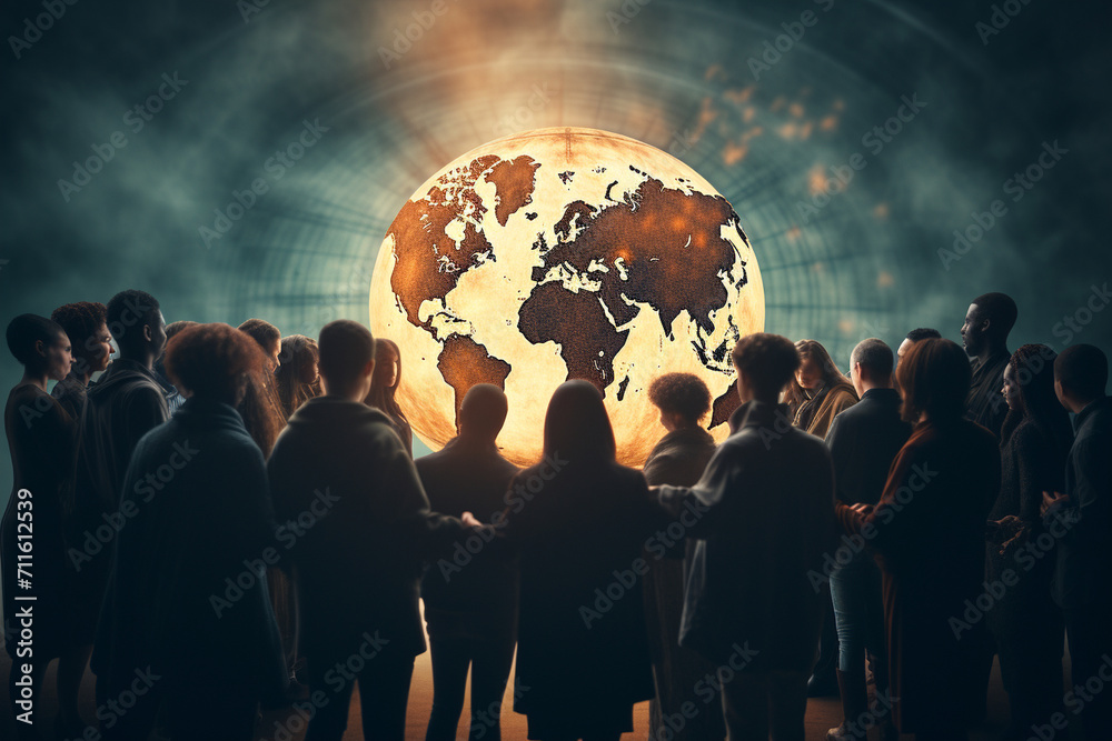 Global friendship circle: Friends from different nationalities ...