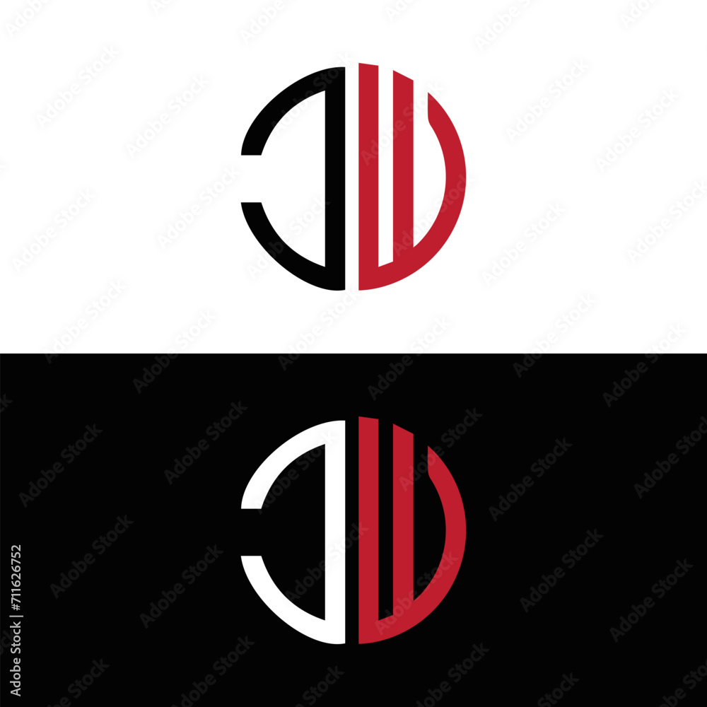 CW logo. C W design. White CW letter. CW, C W letter logo design ...