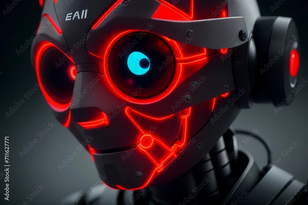 ai robot / caborg ai / machine learning - technology - futuristic - be ...