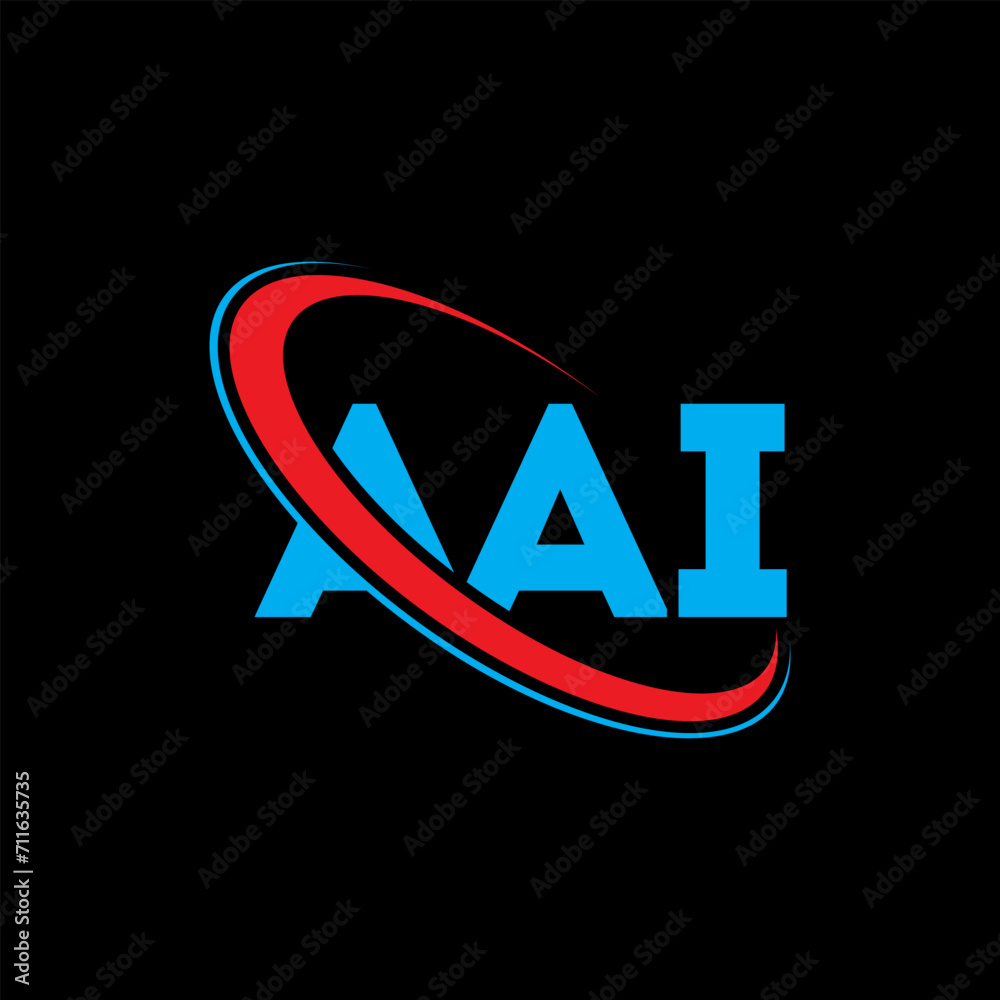 AAI logo. AAI letter. AAI letter logo design. Intitials AAI logo linked ...