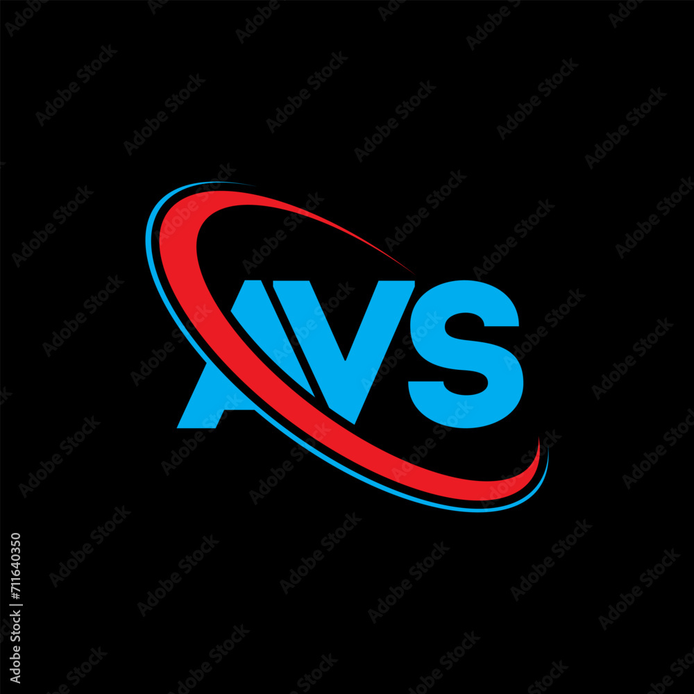 AVS logo. AVS letter. AVS letter logo design. Initials AVS logo linked ...