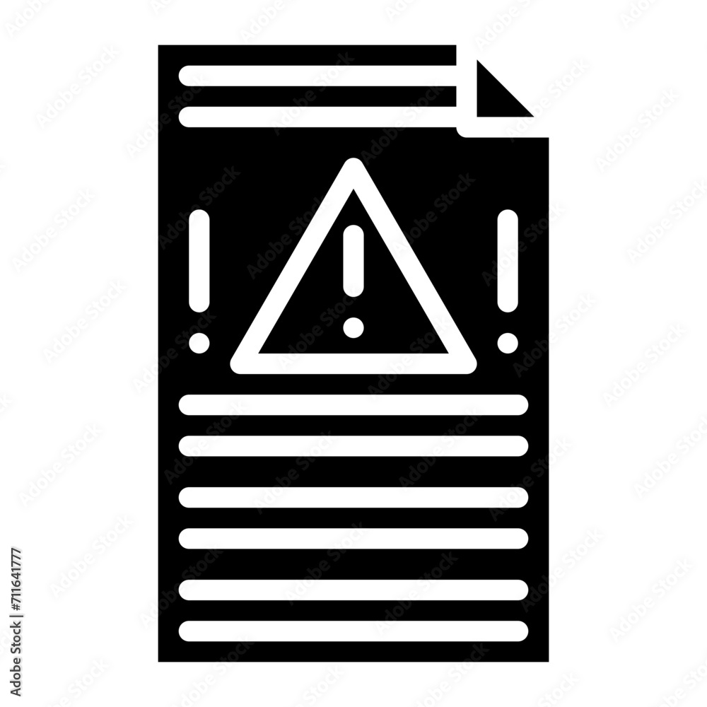 Incident Reporting icon vector image. Can be used for Risk Management ...