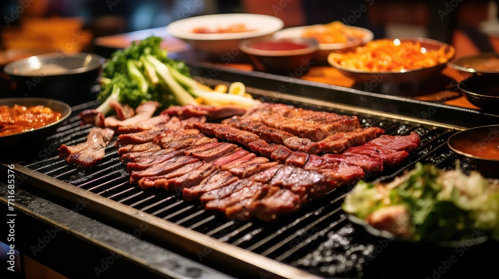 protein meat food background illustration beef chicken, pork lamb ...