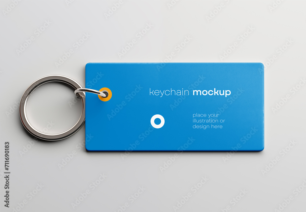Keychain Mockup Generated with AI Stock Template | Adobe Stock