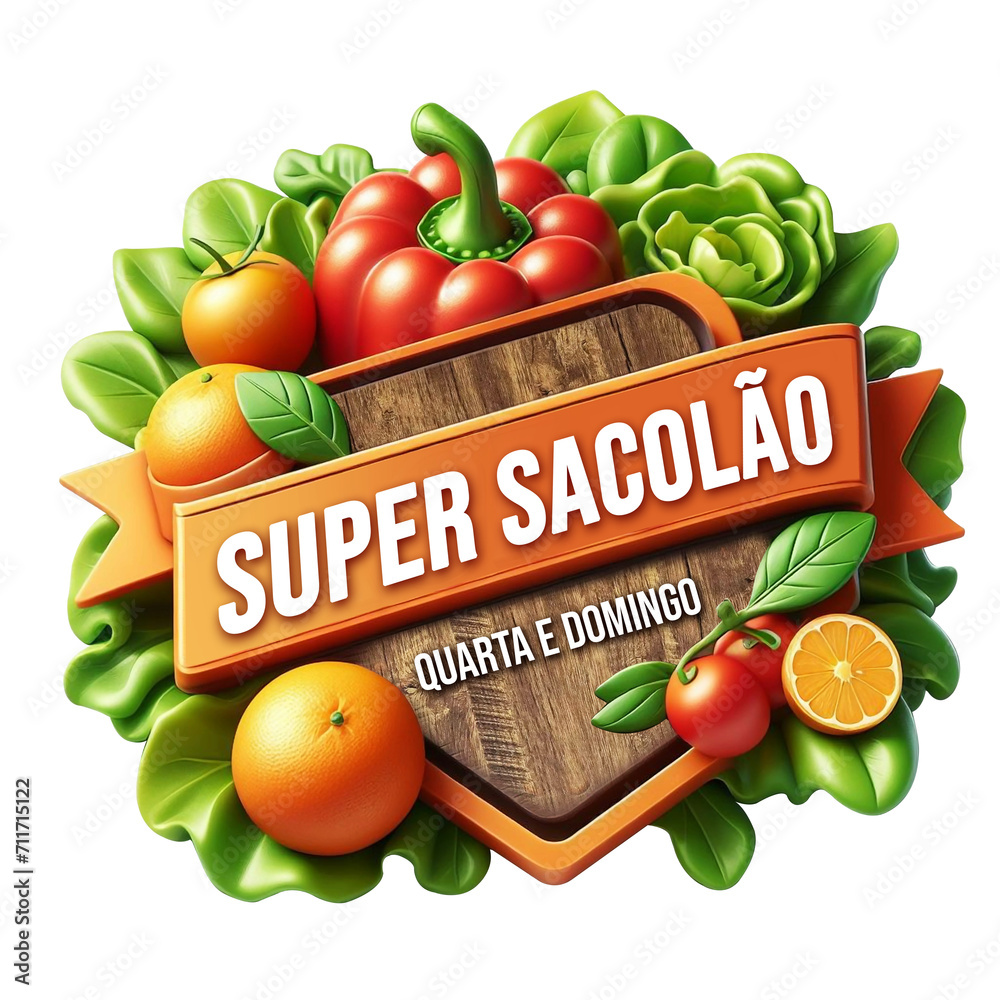 Selo De Super Feirão Composição De Arte Para Encartes De Supermercado