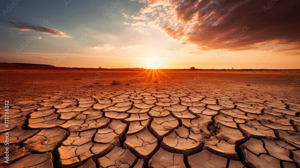 Harsh of dry environment by drought and adverse climate conditions ...