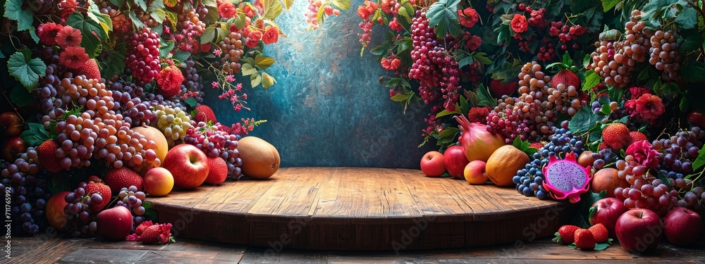 Fruit podium background product citrus beauty vitamin orange cosmetic ...