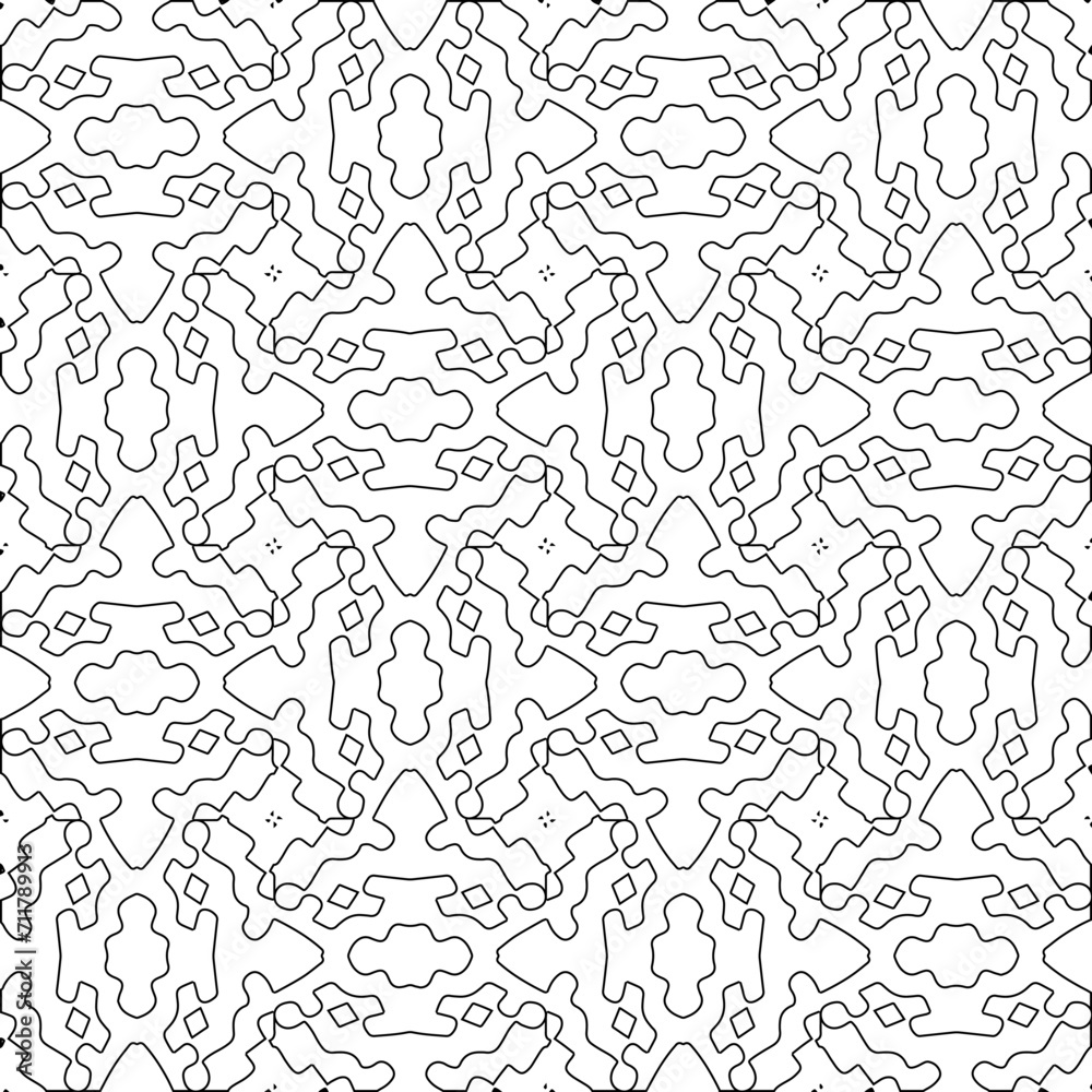 Abstract Patternsabstract Forms From Lines Vector Graphics For Design Prints Decoration