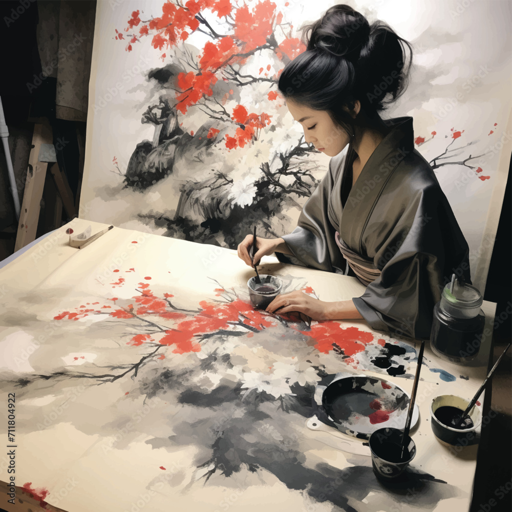 Vincent van gogh starry night venus and mars botticelli japanese maple painting japanese edo art ...