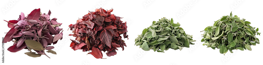 Scarlet Sage Flower Pile Of Heap Of Piled Up Together Hyperrealistic ...