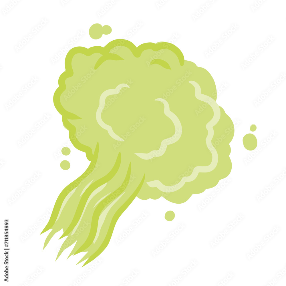 Fart and smell gas. Stinky cloud effect. Toxic cartoon breath. Scent ...