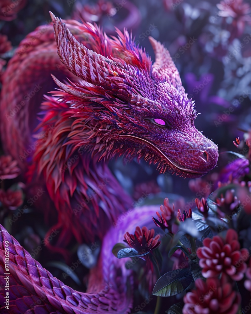 Artistic representation of the Lernian hydra in Greek mythology ...