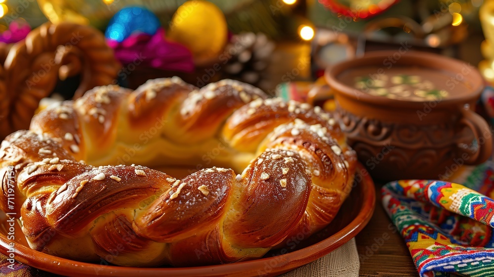 Three Kings Bread also called Rosca de Reyes, Roscon, Epiphany Cake ...