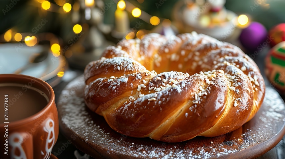 Three Kings Bread also called Rosca de Reyes, Roscon, Epiphany Cake ...