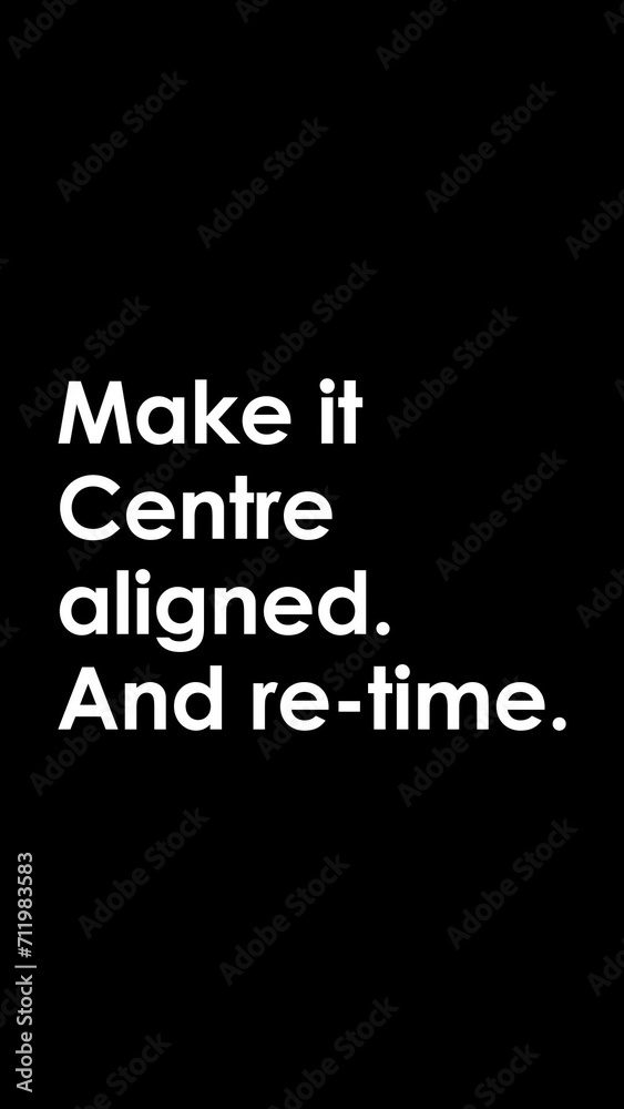 Vertical Simple Line By Line Text Animation Stock Template | Adobe Stock