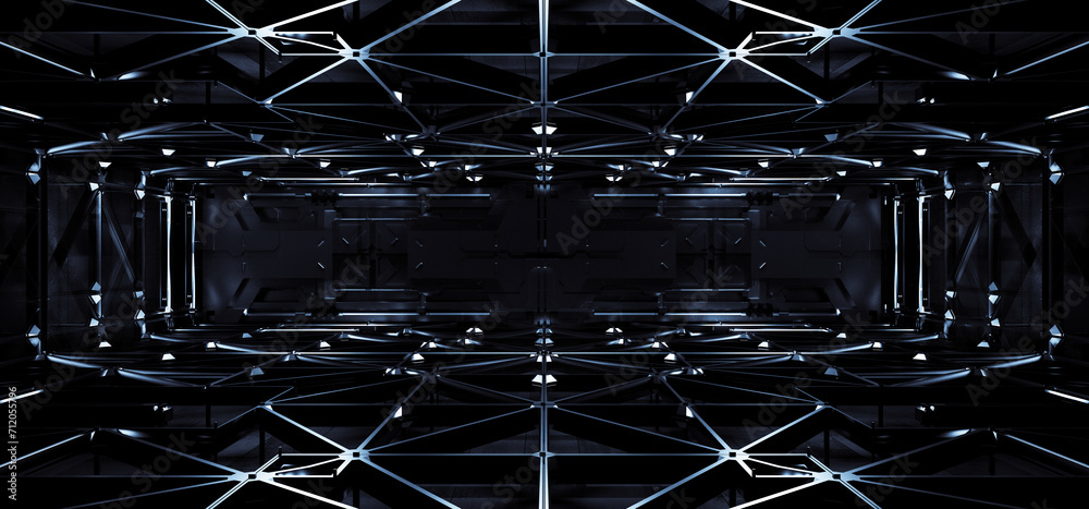 Sci Fi Dark Futuristic Sci Fi Metal Mesh Panels Alien Spaceship Studio ...