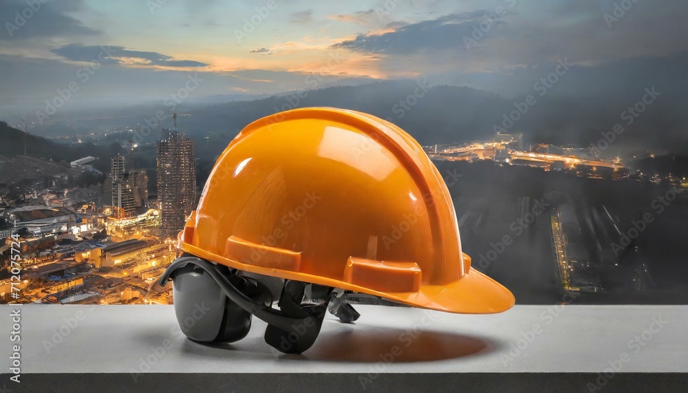 construction helmet and hardhat, hard hat Modern blue hard hat ...