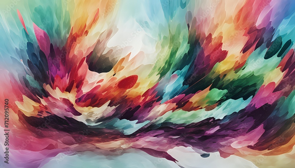abstract artwork that represents an emotional landscape, using color ...