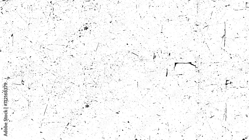Photo & Art Print Texture of black and white lines, scratches, scuffs, Mst