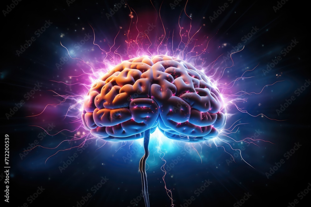 Neurological diagram depicts various brain diseases such as Alzheimer's ...