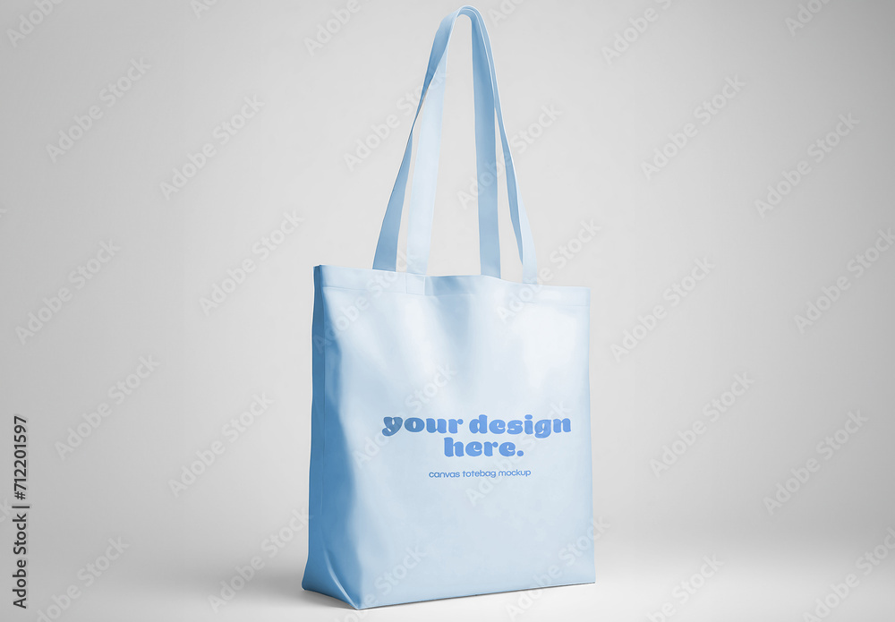 Tote Bag On The Simple Background Stock Template | Adobe Stock