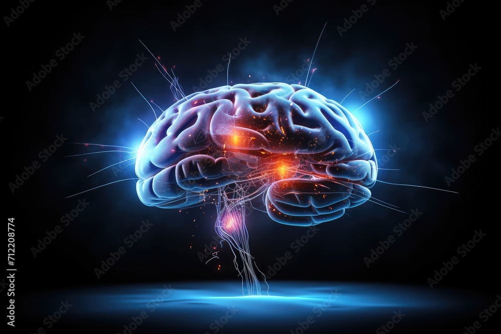 Brain disease diagnostics axon, Hounsfield Units (HU), intracranial ...