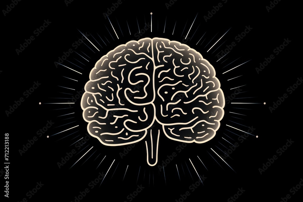 Symbolic brain graphic, cognitive vectors, brain icons, and logos ...