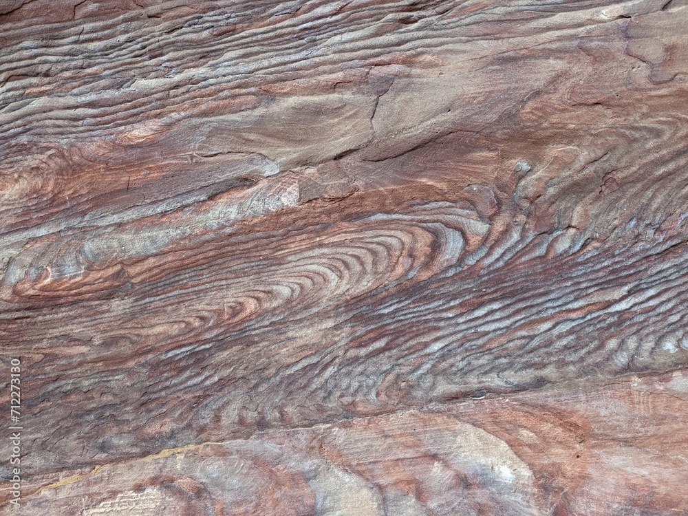 beauty of sand stone pattern of stones in Petra valley in one of many ...