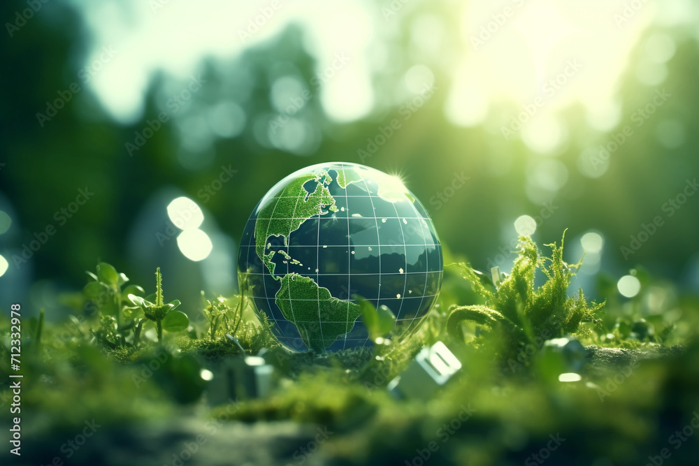 Sustainable development goals of promote clean energy. Renewable energy-based green businesses ...