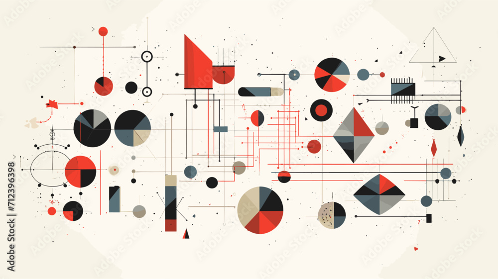 Geometric shapes transforming into educational tools symbolizing the ...